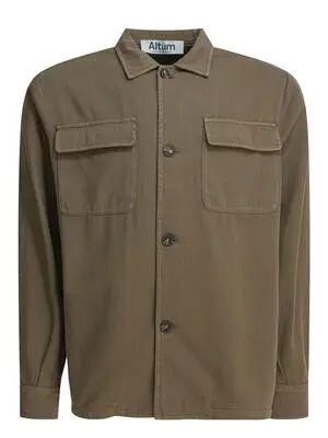 ALTUM Cotton Overshirt Jacket - Green