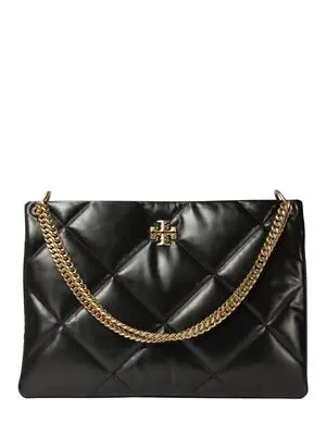 Tory Burch Kira Diamond Quilt Hobo Black