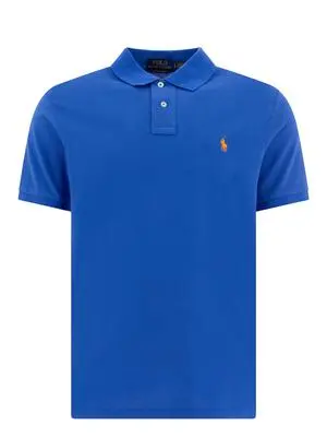 Polo Ralph Lauren Pique Polo Shirt - Blue
