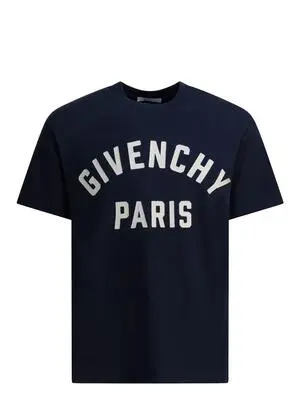 Givenchy Paris' T Shirt - Blue