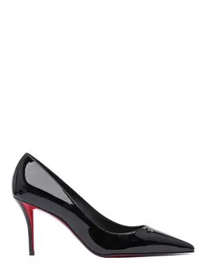CHRISTIAN LOUBOUTIN Miss Z 80 Patent Leather Pumps - Black