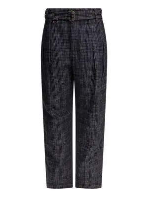 Burberry Check Jeans - Blue