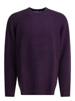 Carhartt Work In Progress Anglistic Wool Sweater Purple