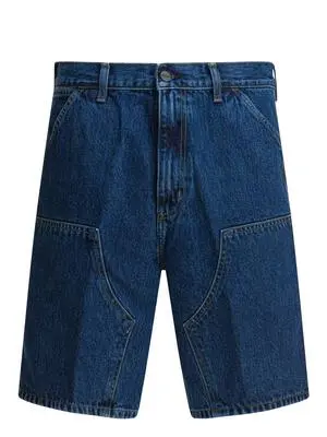 Carhartt Work In Progress Denim Double Knee Short - Blue