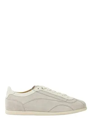 Brunello Cucinelli Suede Low Top Sneakers - Beige