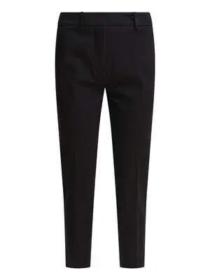 SEMPER Viscose Blend Slim Fit Pants - Black