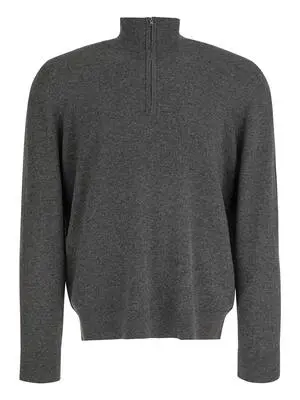 VINCE Cashmere Half-Zip Sweater