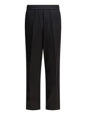 GOLDEN GOOSE Wool Jogging Pants - Black