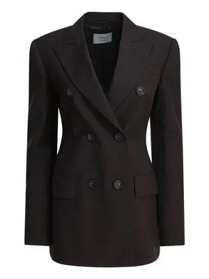 Max Mara Wool Double-breasted Blazer - Brown