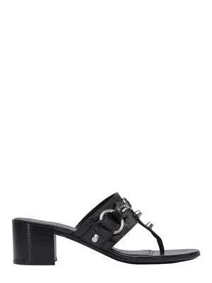 Balenciaga City 50mm Sandals - Black