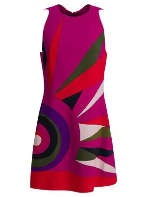 Emilio Pucci Printed Sheath Dress - Pink