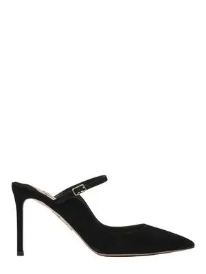 AQUAZZURA Mary Jane Mule - Black
