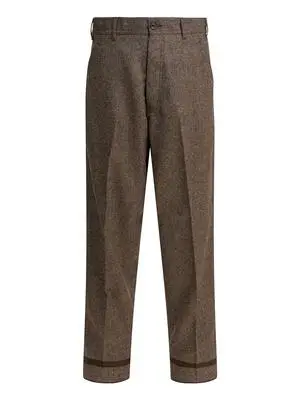 MAISON MARGIELA Wool Wide-leg Pants - Brown