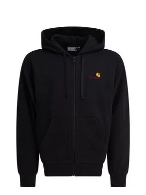 Carhartt Work In Progress American Script Hoodie - Black