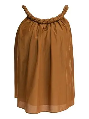 Loulou De Saison Gathered Top - Brown