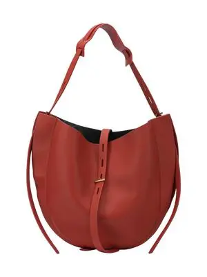MINOBOSSI Calfskin Shoulder Bag - Bordeaux