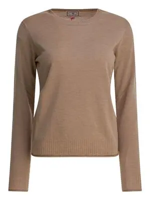 INES DE LA FRESSANGE PARIS Merino Wool Knitwear - Beige