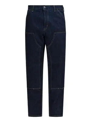 Carhartt Work In Progress Double Knee Work Pants - Blue