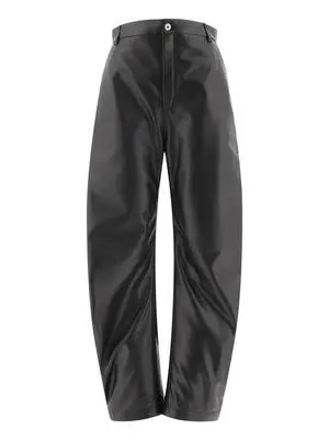 Loewe Balloon Nappa Lambskin Pants - Black