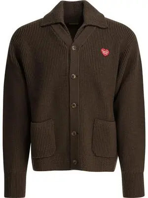 HUMAN MADE Wool Cardigan - Brown