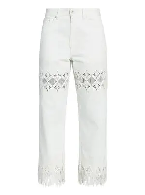 Rabanne Straight Pants - White
