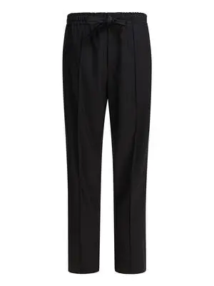 Valentino Garavani Wool Sport Trousers - Black