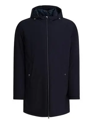 Herno Resort Long Nylon Down Jacket - Blue