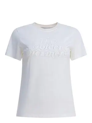 GOLDEN GOOSE Viscose T-shirt - White