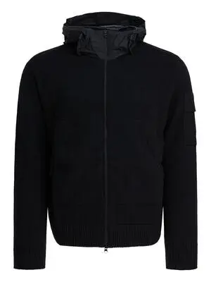 C.P. COMPANY Metropolis Series Zipped Sweater - Black