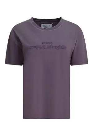 MAISON MARGIELA Reverse Logo T-shirt - Purple