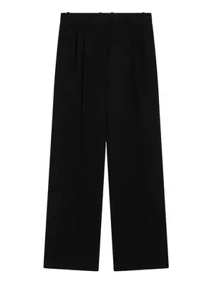 THE ROW Wool Trousers - Black