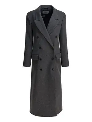 IVY OAK Tailored Double-breasted Coat - Grey