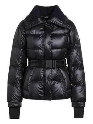 Moncler Padded Ski Jacket With Belt - Blue