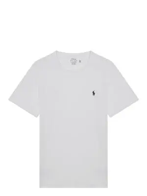 Polo Ralph Lauren T Shirt In Cotton Custom Slim Fit - White