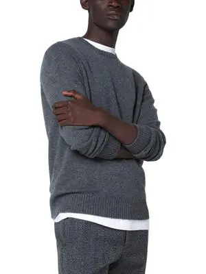 DRUMOHR Cashmere Crew-neck Sweater - Grey