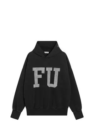 Fear Of God Vintage Effect Fu Hoodie - Black