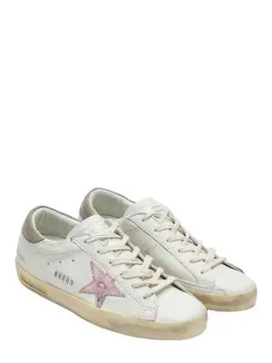 GOLDEN GOOSE Super Star Leather Trainer - White