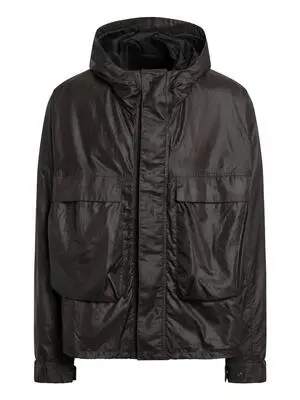 LEMAIRE Lightweight Nylon Hooded Jacket - Brown