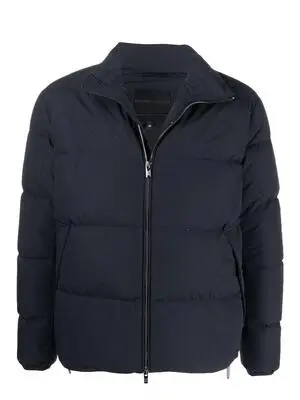 Emporio Armani Nylon Down Short Jacket - Blue