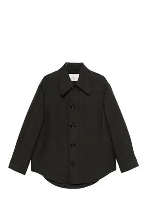 Ami Wool Shirt Jacket - Grey