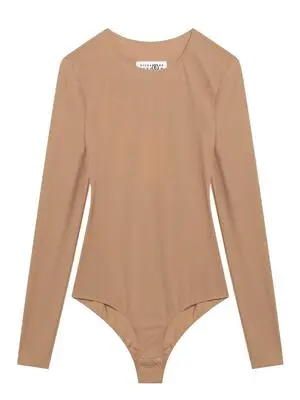 MAISON MARGIELA Lycra Jersey Bodysuit - Beige
