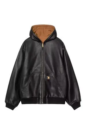 CARHARRT Leather Jacket - Black