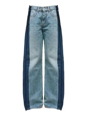 MAISON MARGIELA Tapered Denim Jeans - Clear Blue