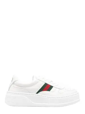 Gucci Leather Sneakers - White