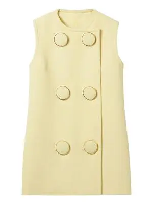Gucci Buttoned Sleeveless Vest - Yellow