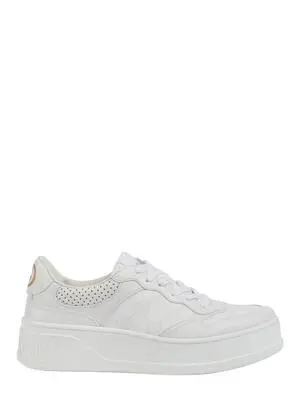 Gucci Chunky Leather Sneakers - White