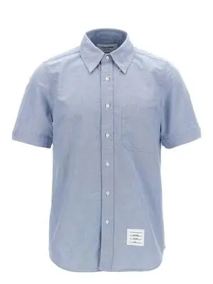 Thom Browne Cotton Shirt - Clear Blue