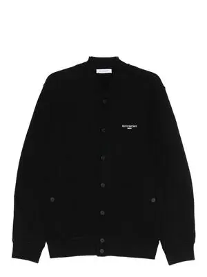 Givenchy Cotton Cardigan - Black