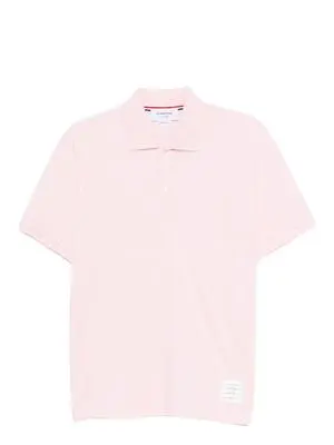 Thom Browne Cotton Polo Shirt - Pink