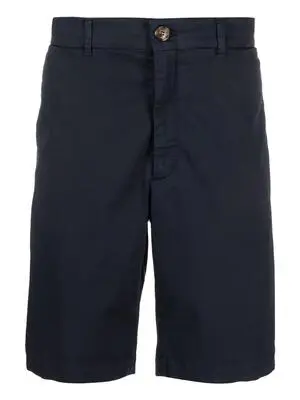 Brunello Cucinelli Cotton Bermuda Shorts - Blue